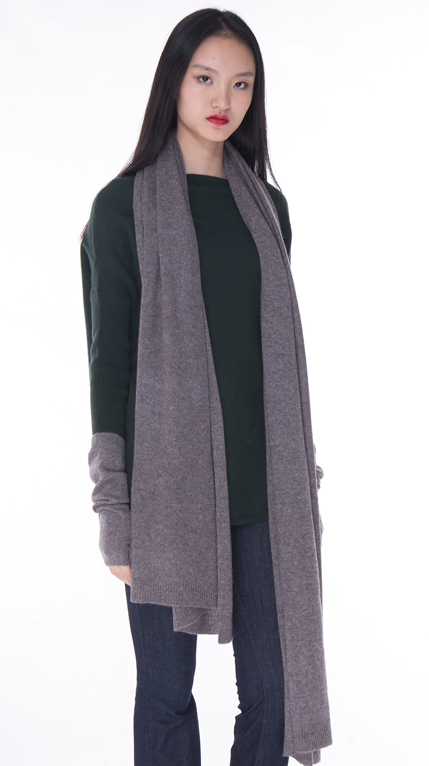 cashmere 4 U 100% Pure Cashmere Wrap Shawl- Extra Large Stole Scarf for Woman