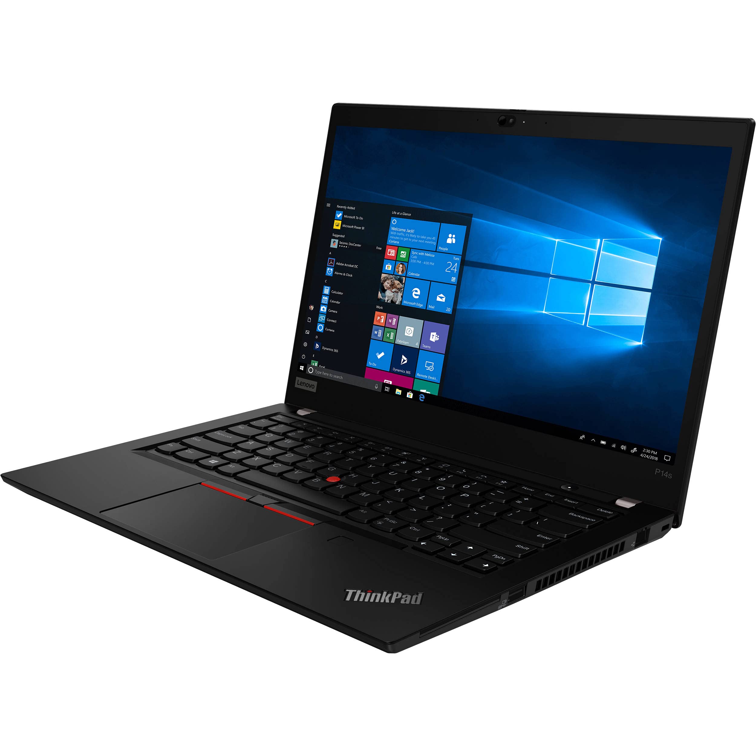 Lenovo ThinkPad P14s Mobile Workstation Laptop for Designer, Architecture, Engineering (14" FHD Touchscreen, AMD 8-core Ryzen 7 Pro 5850U (Beat i7-1165G7), 48GB RAM, 2TB SSD) FP, Win 11 Pro, Black