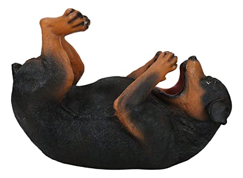 Ebros Lifelike Purebreed Pedigree Canine Adorable Rottweiler Butcher's Dog Wine Bottle Holder Figurine Statue As Kitchen Wine Cellar Centerpiece Decor Storage Organizer (Rottweiler)