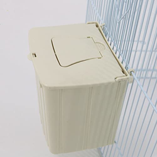 Happyyami 3pcs Plastic Birds Nesting House Bird Finch Nest Breeding Box Outdoor Mounted Parakeet Nest Box Plastic Hanging Bird Hut for Bird Cockatiel Parrot Budgie Random Color