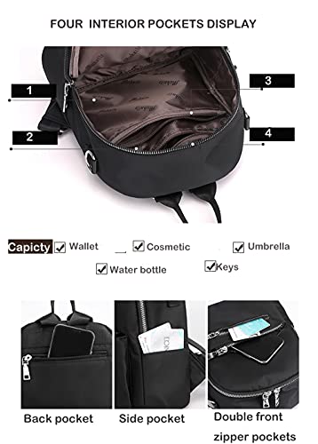 JIANLINST Women's Mini Backpack Purse Fashion Rucksack Daypack Small Shoulder Bag Pink