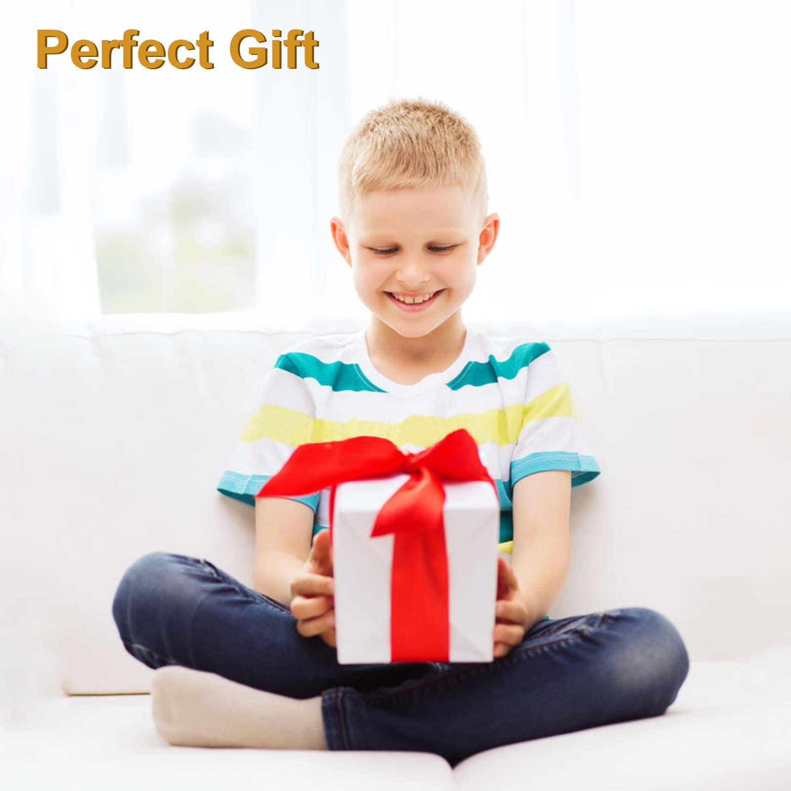 ele ELEOPTION Remote Control Toys for Boys Girls Led Light with 2 Rechargeable Batteries Toy Gifts