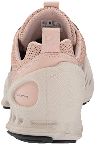 ECCO women's Biom Aex Trainer Sneaker, Rose Dust/Marine Textile, 10-10.5 US