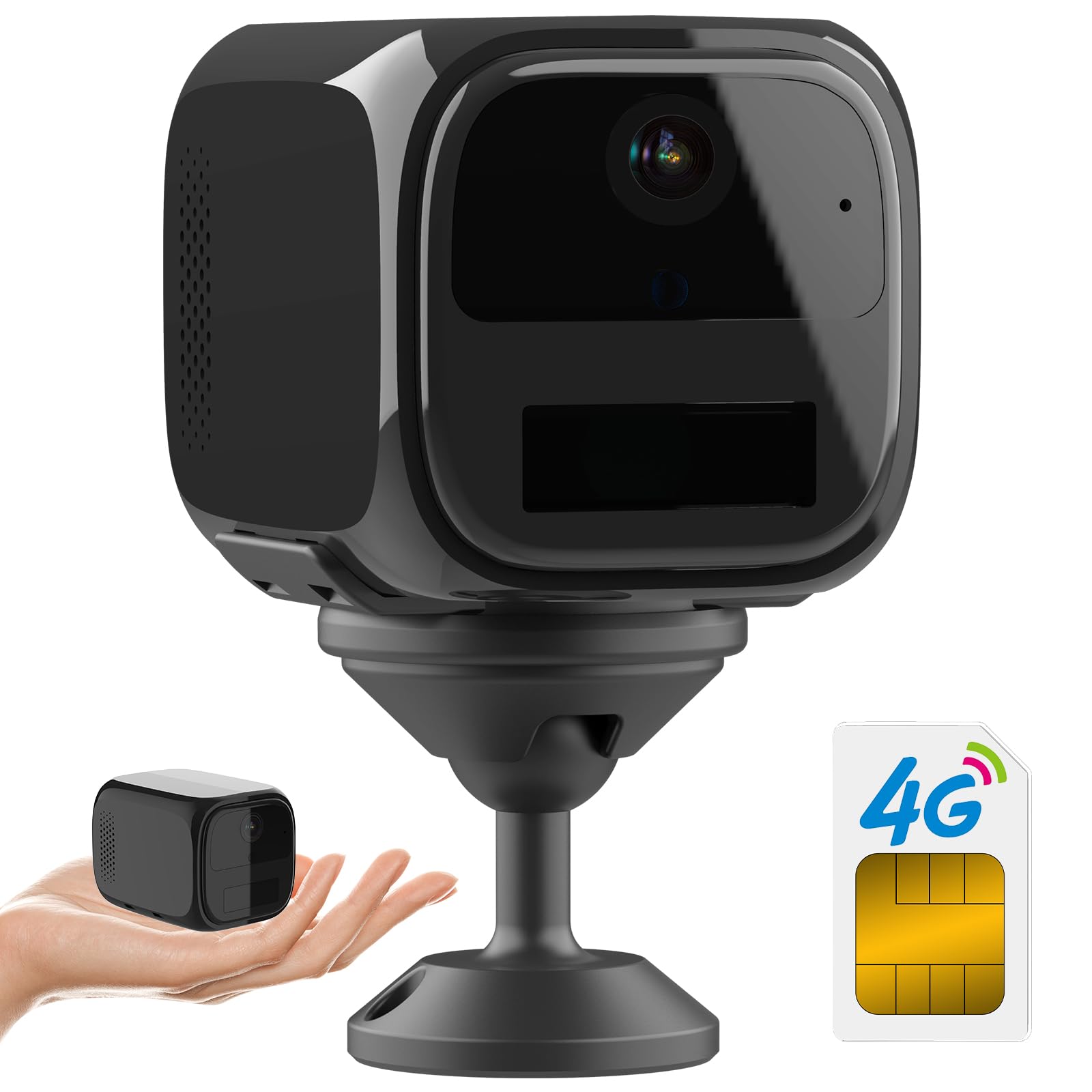 FUVISION Security Camera Outdoor, 2K WiFi PTZ Camera with 360° View, Home Video Surveillance Waterproof Camera with Two-Way Audio, Motion Detection & Siren, Auto Tracking, 24/7 SD Storage