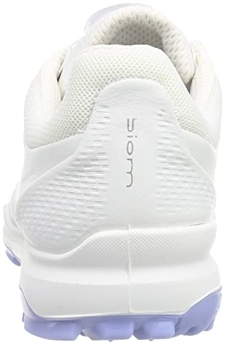 ECCO Women's Biom Hybrid 3 BOA Hydromax Water Resistant Golf Shoe, White, 8-8.5
