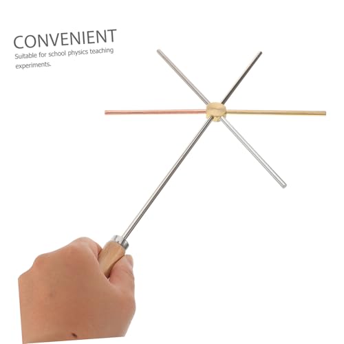 Hohopeti Teaching Tool Heat Conductometer Thermal Conductor Meter Thermal Conductivity Demonstrator Experiment Tool Aluminum Conductivity Demonstrator Thermal Conductivity Comparing Wood