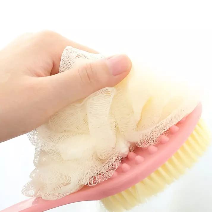 Neiklin's Bath Brush for Exfoliating Skin of Body, Feet, Bath Best Shower Scrubber 2pcs Set