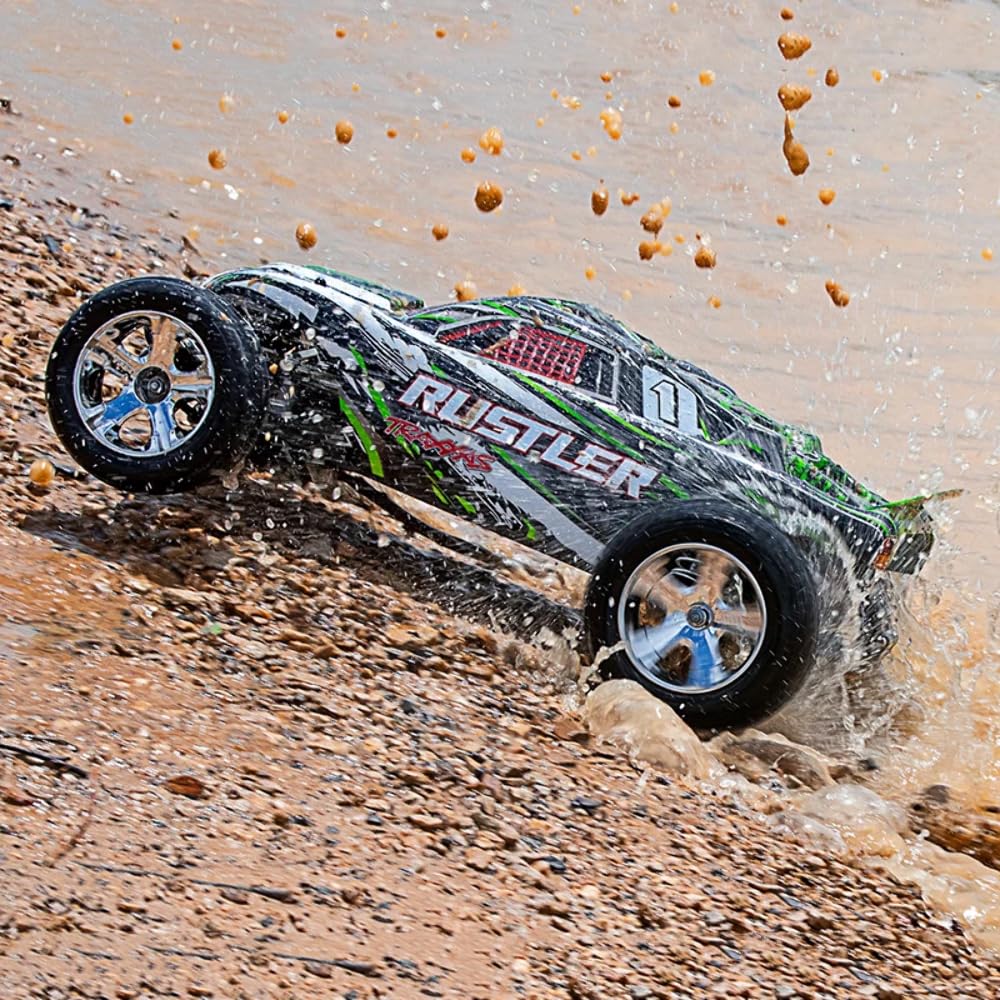 Traxxas RustlerÂ: 1/10 Scale Stadium Truck. Ready-to-Race with TQ 2.4GHz Radio System and XL-5 ESC (FWD/rev)