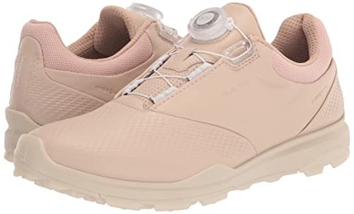 ECCO Women's Biom Hybrid 3 BOA Hydromax Water Resistant Golf Shoe, Rose DUST, 6-6.5