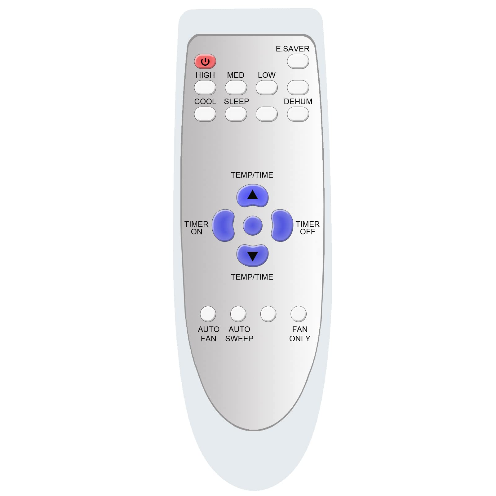 Replacement for Haier Amana Comfort aire Air Conditioner Remote Control AAC061STA AAC081STA AAC101STA AAC121STA AAC182STA VD0805 XV6857 XV4156 AC053E AC053R AC063R AC063E AC083E AC083R AC103E AC103R