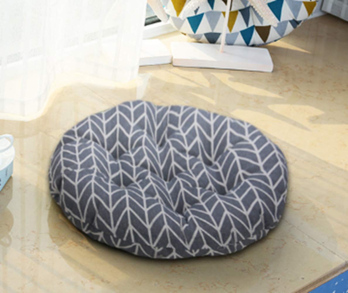 DadaA Cotton Chair Pads,Soft Seat Cushions Thicken Seat Pads Cushion Pillow for Office,Home or Car Sitting,Set of 2 (A)