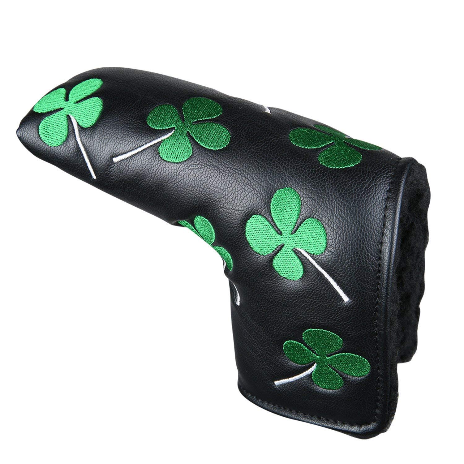 Dark Horse Golf Putter Head cover Shamrock Embroidered Blade for Scotty Cameron Ping TaylorMade Odyssey