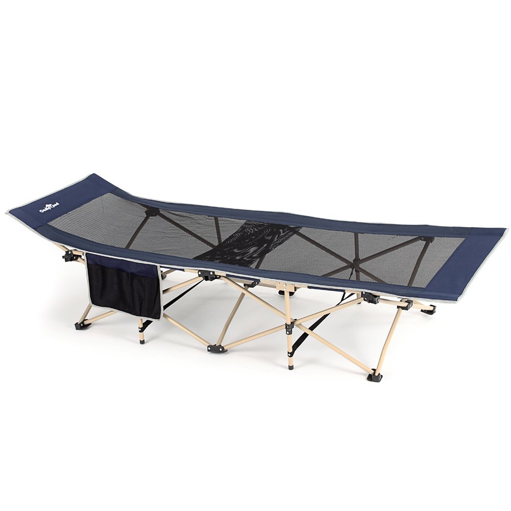 CampLand Folding Portable Camping Cot Sleeping Bed for Adults Kids Easy Set Up Cot Bed Office Bed for Travelling,Camping,Office Nap, Beach Vocation and Home Lounging,Support 661.38lbs