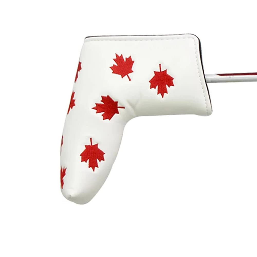 Dark Horse Golf Putter Head Cover headcover Red Maple Leaf Fit All Brands Scotty Cameron Ping TaylorMade Odyssey Callaway Titleist