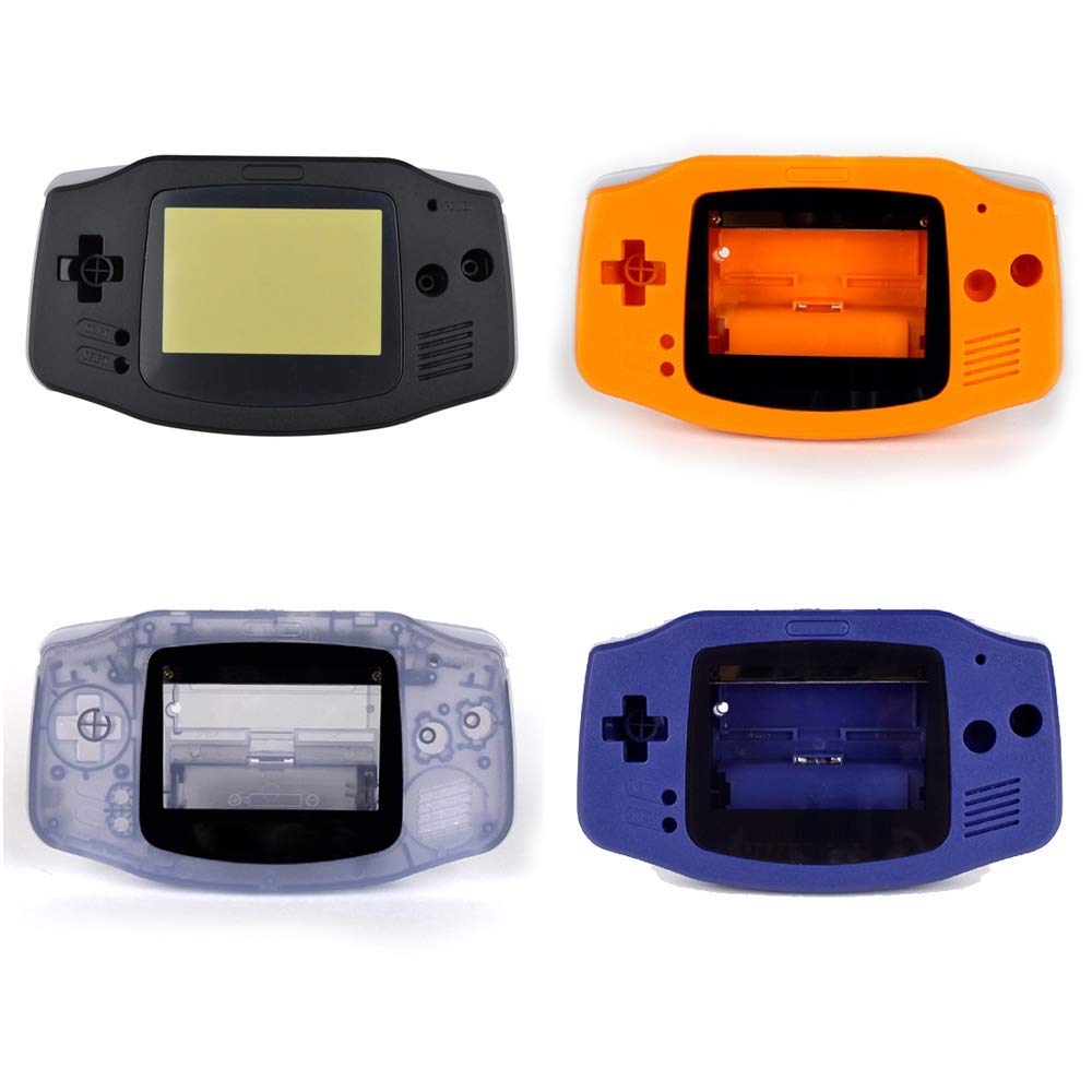 Replacement Full Housing Shell Case Cover Button Set for Nintendo Gameboy Advance GBA Controller (Purple)