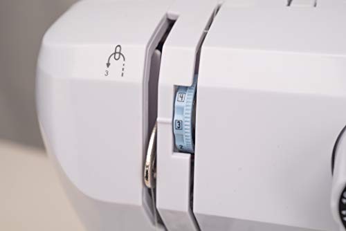 Michley Professional Desktop Sewing Machine SS-700+, 16 Built-in Stitch Patterns, 13.5-inches by 5.8-inches by 11.5-inches, White