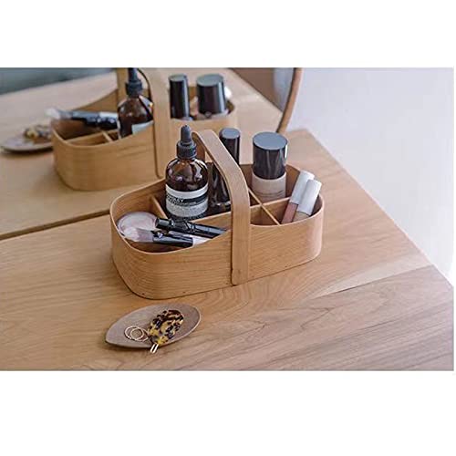 Makeup Organizer Wooden Cosmetics Storage Box Makeup Organizer Holder with Drawers Desktop Sundries Storage Box for Lipsticks, Jewelry, Nail Care, Skincare Cosmetic Storage Box (Size : C)