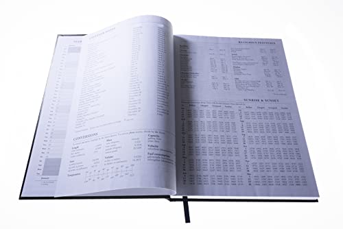 Collins Debden Collins Essential A4 Diary 2024 Daily Planner - 2024 Page A Day Diary, Journal & 2024 Planner - Business, Office, Academic and Personal Use - A4 Size (Blue)