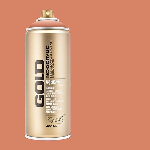Montana Cans Montana GOLD 400 ml Color, Dirty Apricot Spray Paint,MXG-G8080, 13.53 Fl Oz (Pack of 1)