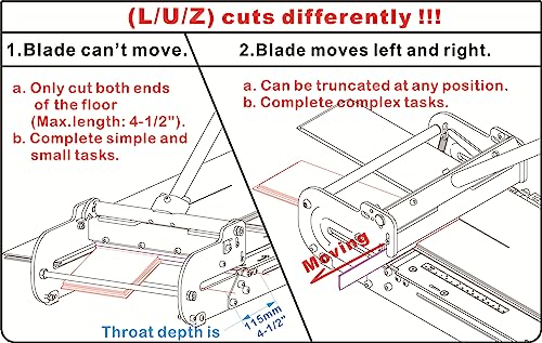 MantisTol 13" Pro Vinyl floor cutter LVT-330 for LVP, WPC, LVT, SPC, VCT, PVC and Rigid Core Vinyl Plank;Will be sold out !