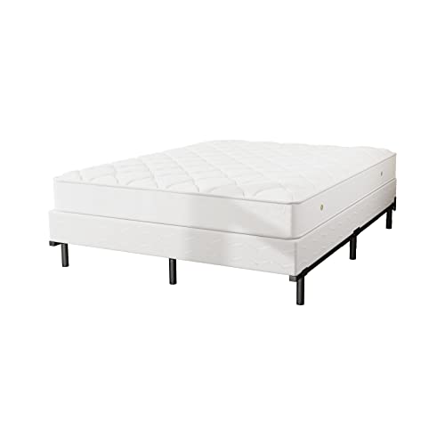 NEW JETO Metal Bed Frame - Sturdy Platform Bed Frame Heavy Duty Non-Slip Bed Frame Black Queen Bed Frame 9 Leg Support Easy to Assemble，Suitable for Without Taking Up Space and Easy to Move
