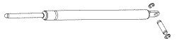 Gas Spring - Ceiling or Track (195 LBS.) for Pelton & Crane PCS649