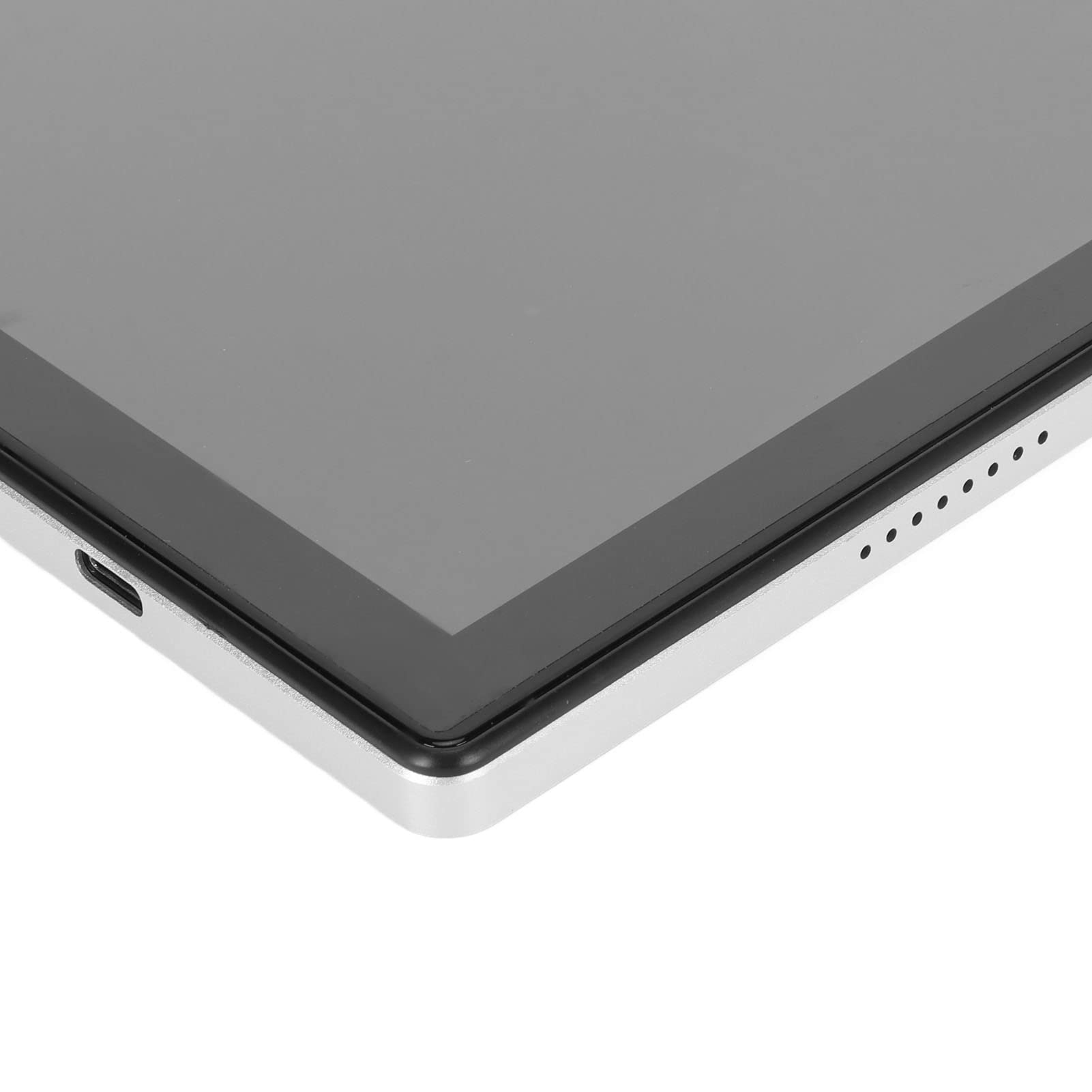 DAUERHAFT Tablet PC, Support 100-240V FHD White Tablet 5G WiFi Study Night Reading Mode for Android 12 (US Plug)