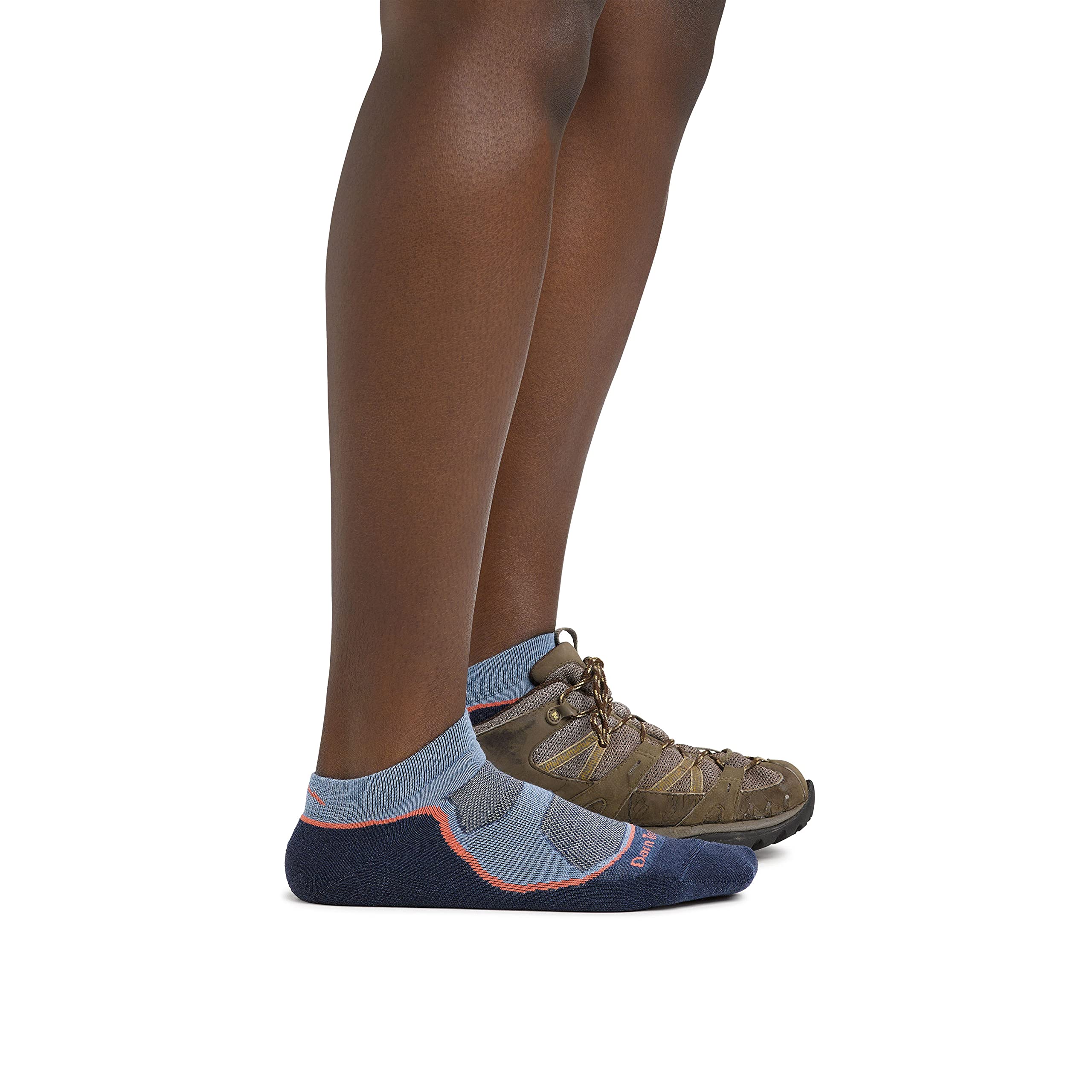 Darn Tough Women's Light Hiker No Show Lightweight Hiking Sock (Style 1986) - Moss, M