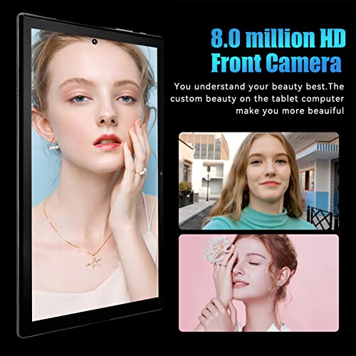 Dpofirs S30 Pro 10.1 Inch 4G WiFi Tablet, Octa Core 8GB 256GB Android 12 Touch Screen Tablets, 1960x1080 FHD, 8MP 16MP, 7000mAh Tablet PC for Home Office(Black)