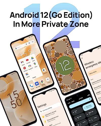 Ulefone 3G Unlocked Smartphones, Note 15 Android 12, Dual Sim Unlocked Cell Phones, Dual Rear Camera, Triple Card Slots, 6.22" Waterdrop Full-Screen Phones, 4000mAh, Face Unlock, US Version - Black