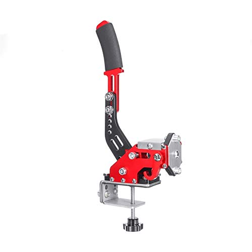 WHWEI 16bit Hall Sensor USB Handbrake SIM W/Clamp Fit for Racing Games G25/27/29 T500 FANATECOSW Dirt Rally (Color : Red)
