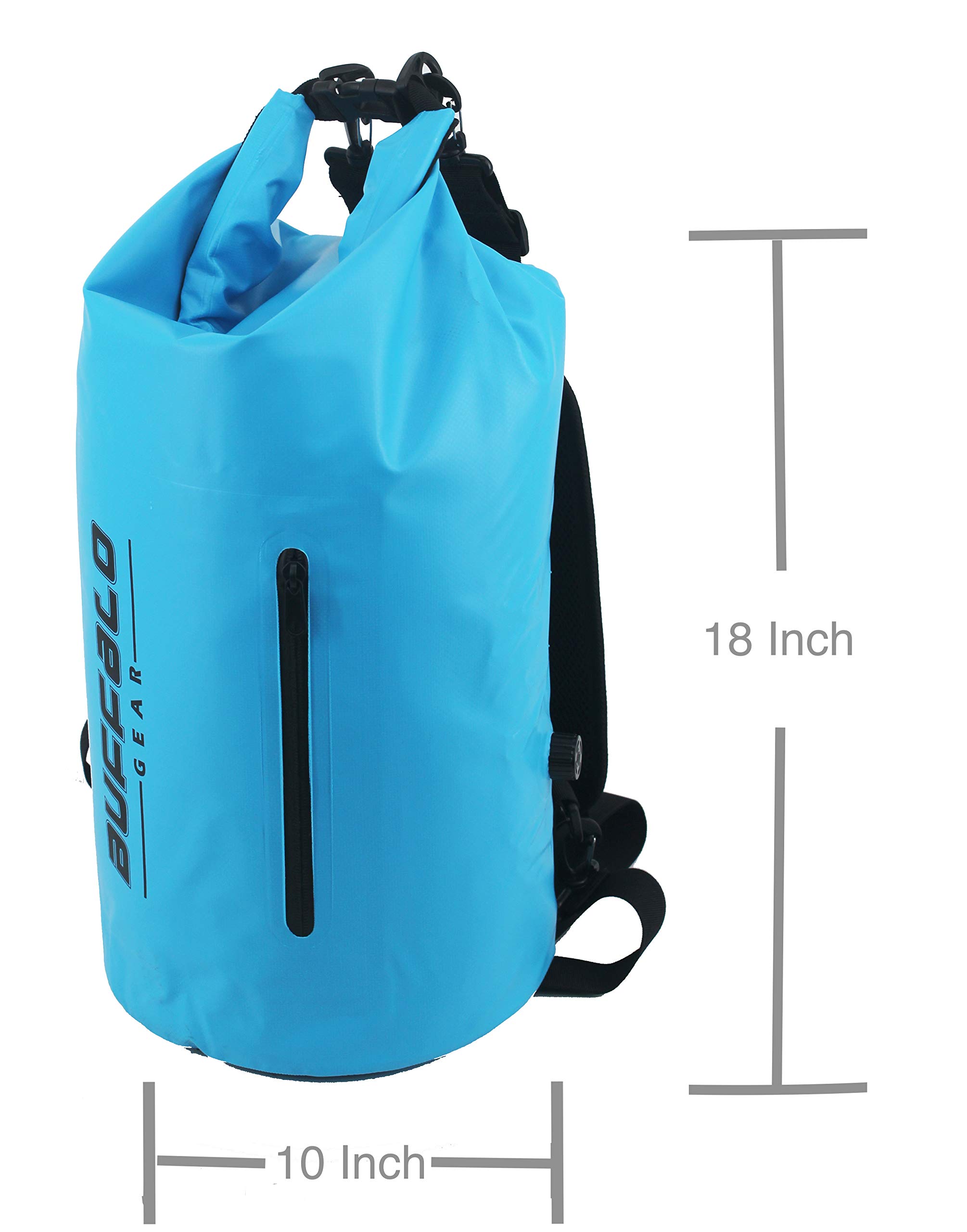 Buffalo Gear 15L Insulated Cooler Backpack Portable Waterproof Dry Bag Soft Collapsible