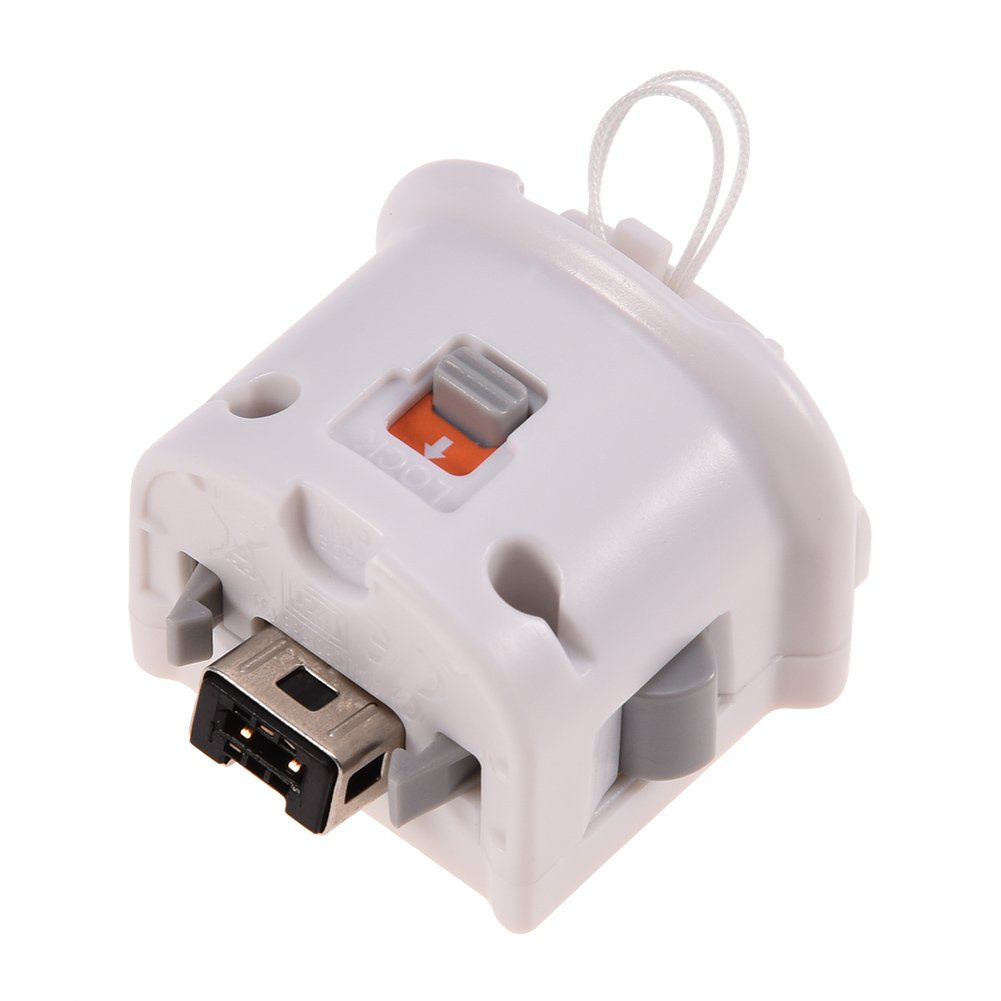 Motion Plus Adapter for Wii, Motion Plus Sensor Adapter for Wii Remote Controller Soft Silicon Case Cover
