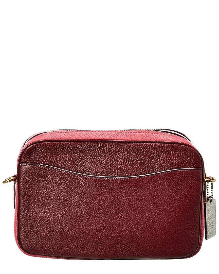Coach Cassie Colorblocked Leather Camera Bag, Pink