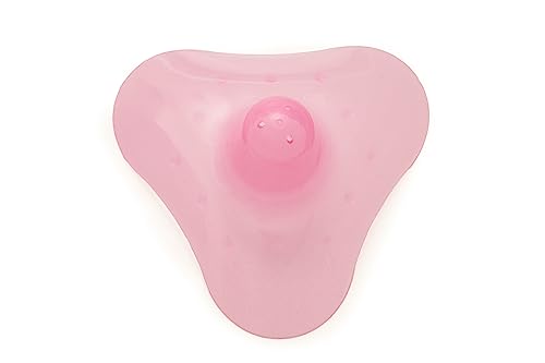 Nurture & Nectar Pink Nipple Shields for Nursing Breastfeeding Newborn Two-Pack with Case 20mm Ultra-Thin Silicone Soft Flexible for Mother Baby Skin Contact