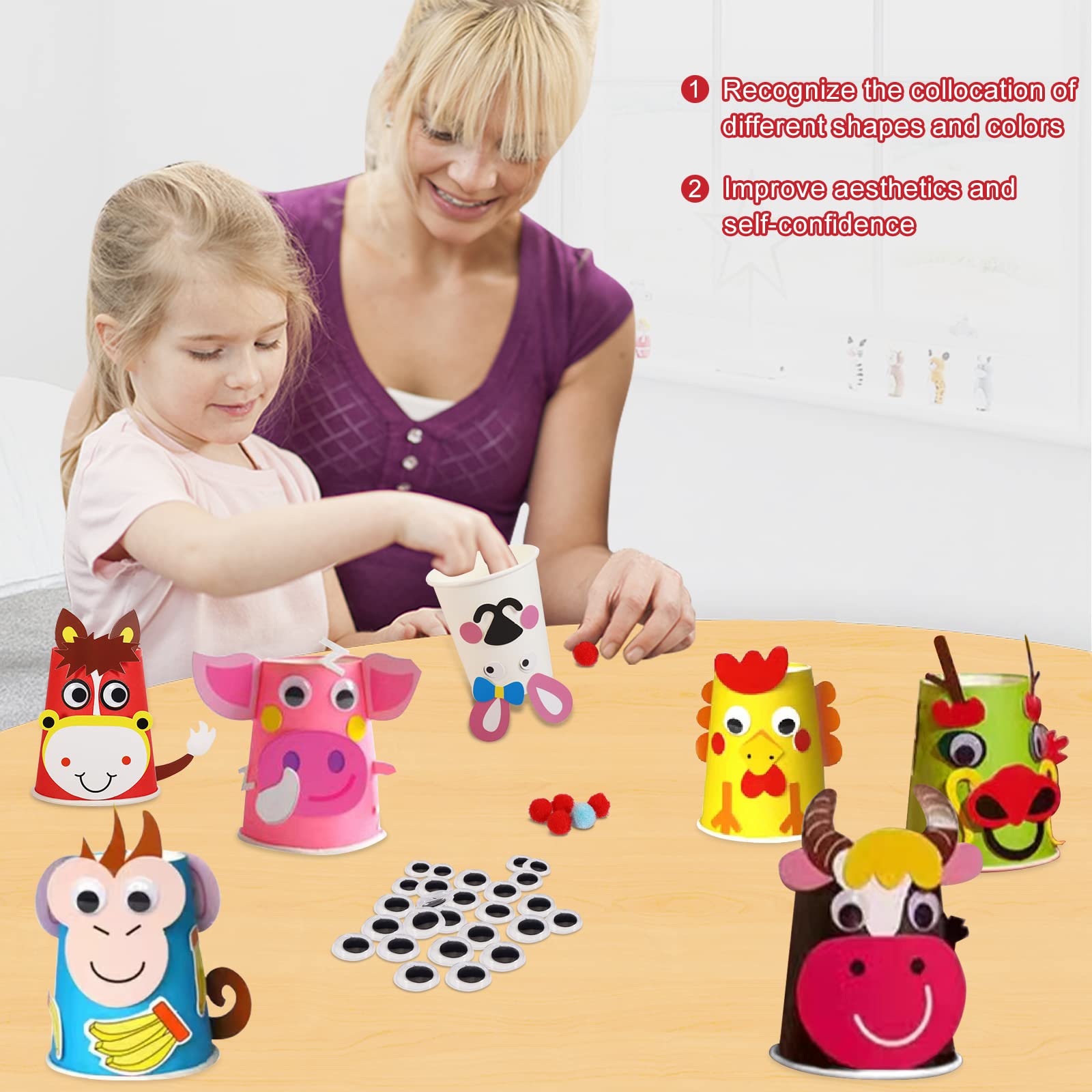 Crafts for Kids Ages 2,3,4,5,6 - Fun Arts & Crafts Projects, Creative Kids Crafts, & Engaging Toddler Activities.