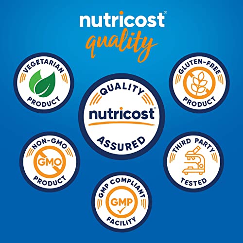 Nutricost Magnesium Glycinate 420mg, 240 Capsules - 120 Servings, Non-GMO, Gluten Free, Vegetarian Friendly