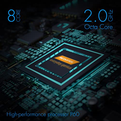 NUU B10 | 2022 | Unlocked | US Warranty| 6.55β HD+ Display | 48MP Triple-Camera | 64GB + 4GB RAM | 4000mAh Battery | Android 11 | (Blue Color)