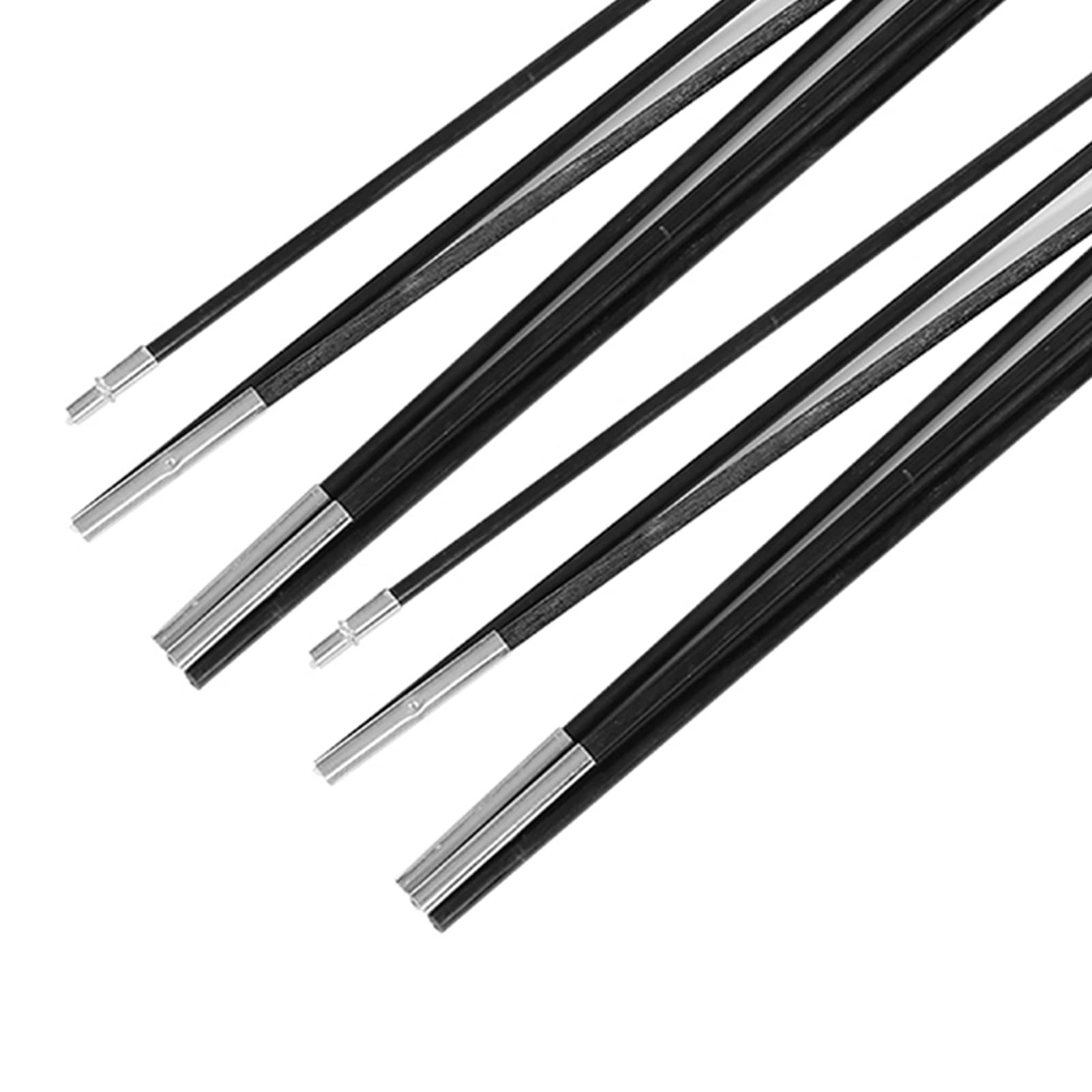 Camping Tent Pole, 3.96 M/13 Ft 2 Sets 7 Sections Portable Fiberglass Tent Support Rod Outdoor Double Tent Pole Frames Kit for Camping Hiking Outdoor Activity