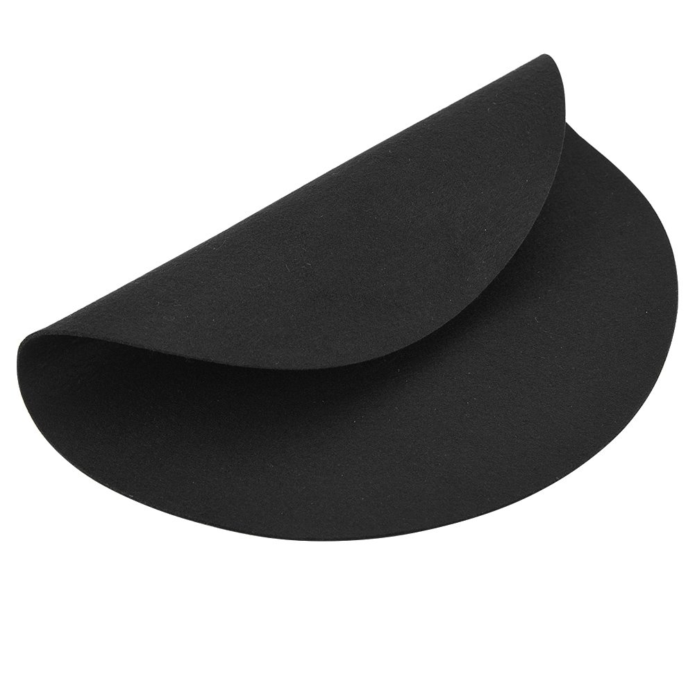 Ultra-Thin Anti-Static Turntable Record Pad,LP Turntable Soft Slipmat,Reduce Vibration,Reduce The Back Noise,Keeping Disc Clean,for All LP Record Players Black