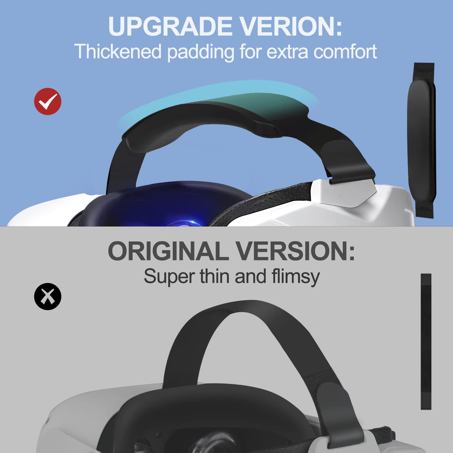 Elite Strap with Battery for Oculus Quest 2, 5000mAh Extend Double Playtime, Adjustable Head Strap and Upgrade Version Strap Accessories for Enhanced Support and Comfort in VR
