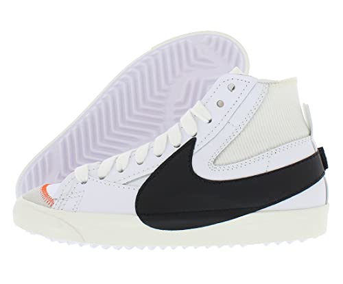 Nike Blazer Mid '77 Jumbo Unisex Shoes Size 8, Color: White/Black/Pearl White