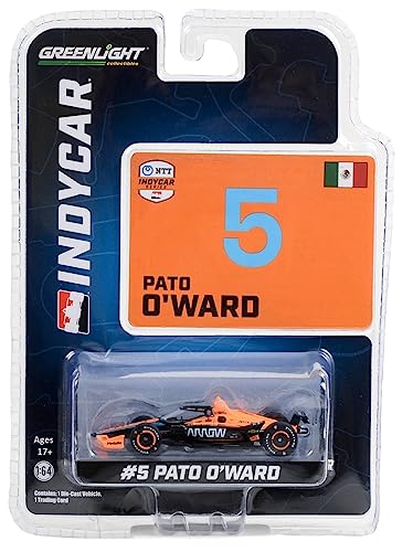 Dallara IndyCar #5 Pato O’Ward Arrow Arrow McLaren NTT IndyCar Series (2023) 1/64 Diecast Model Car by Greenlight 11557