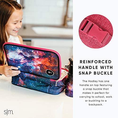 Simple Modern Kids Lunch Box for Toddler | Reusable Insulated Bag for Boys | Meal Containers for School with Exterior and Interior Pockets | Hadley Collection | Dinosaur Roar