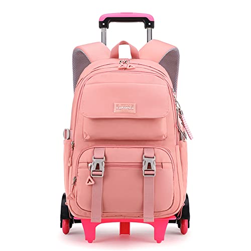 MITOWERMI Girls Rolling Backpack for Boys Trolley Bags for School Elementary Middle Bookbags with Wheels Boys Rolling Backpack
