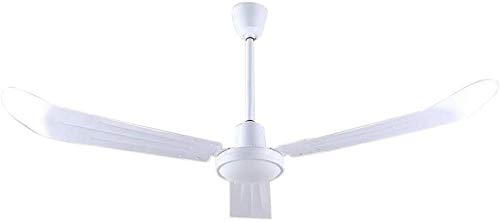 Ciata Lighting Industrial 60-watt motor, 3 Blade 56 Inch 316rpm Sweep aluminium Ceiling Fan (White)