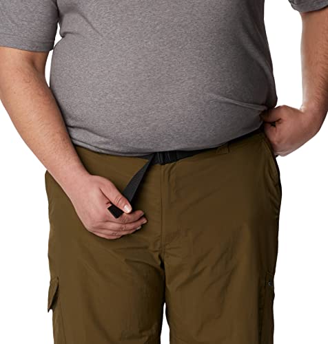 Columbia Men’s Silver Ridge Cargo Pants, Moisture Wicking, Sun Protection, New Olive, 36