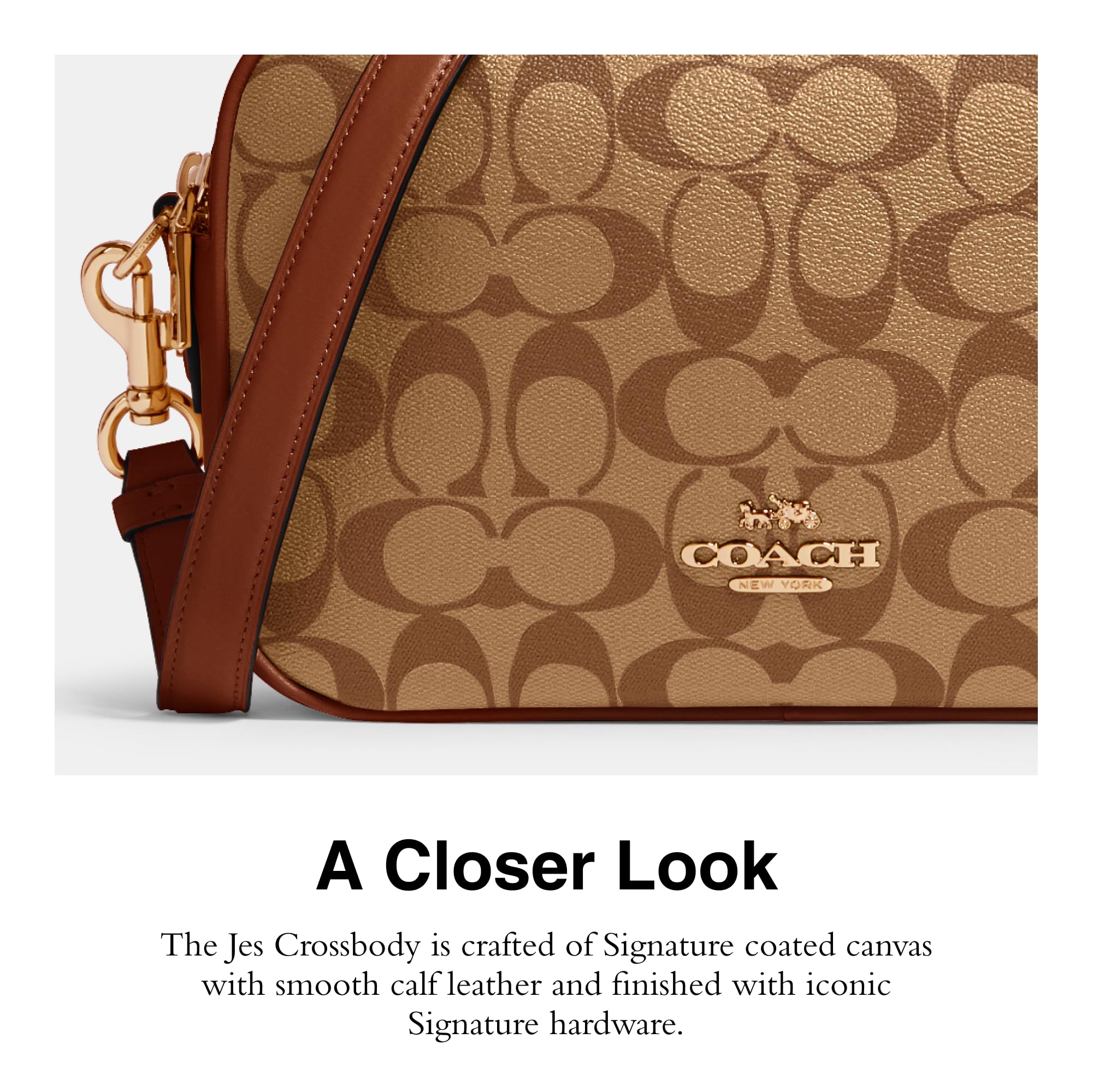 Coach Jes Crossbody, Brown Multi