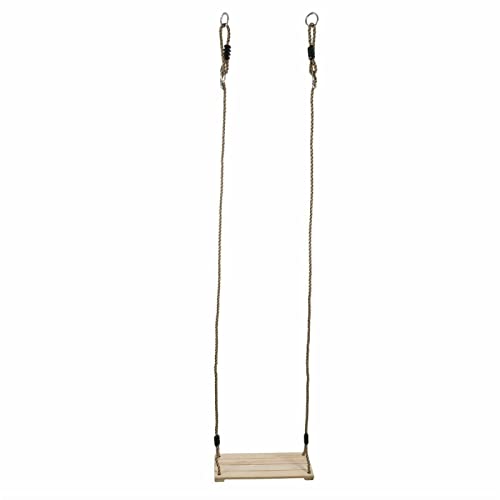 Kids Hanging Swing Outdoor Play Wooden Tree Swing with Ropes Toddlers