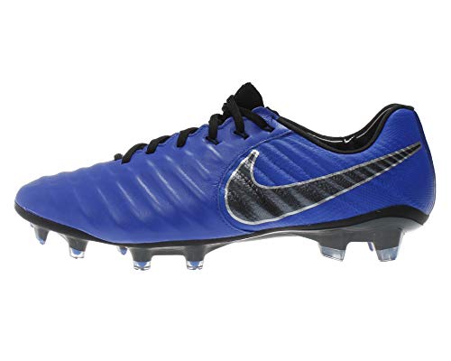 Nike Men's Football Boots , Multicolour Racer Blue Black Metallic Silver 4 , 8 US